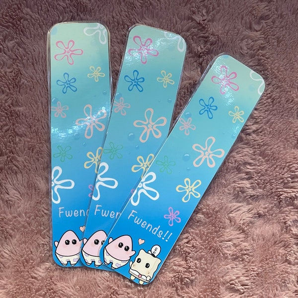 Spongebob Bookmark - Etsy