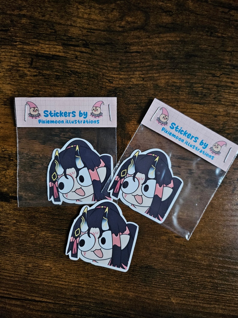 Vox Akuma Sticker / NIJISANJI EN Sticker / Funny / Cute - Etsy