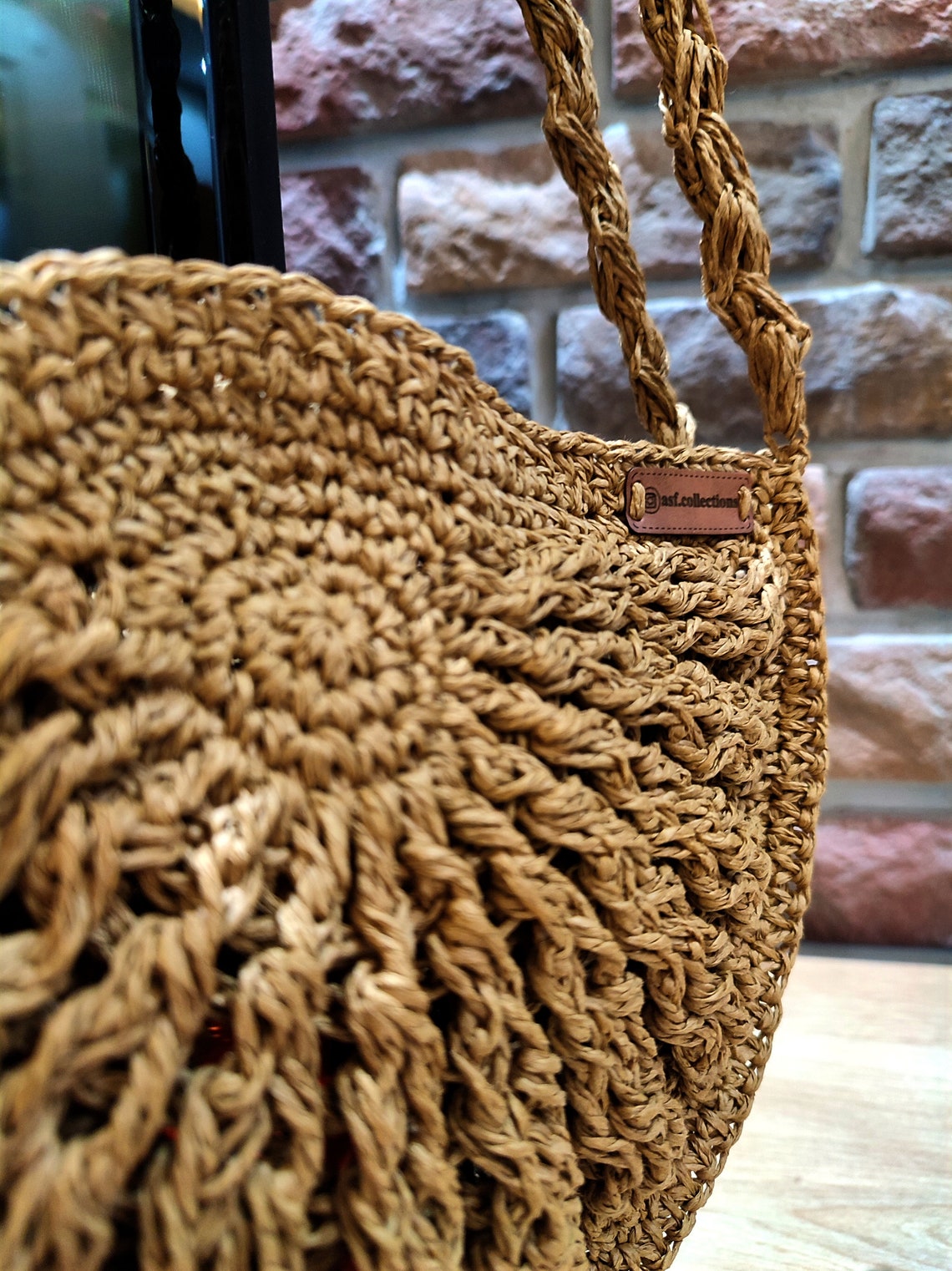 Handmade Straw Bag Pearl Shell - Etsy