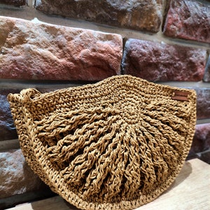 Handmade Straw Bag Pearl Shell - Etsy