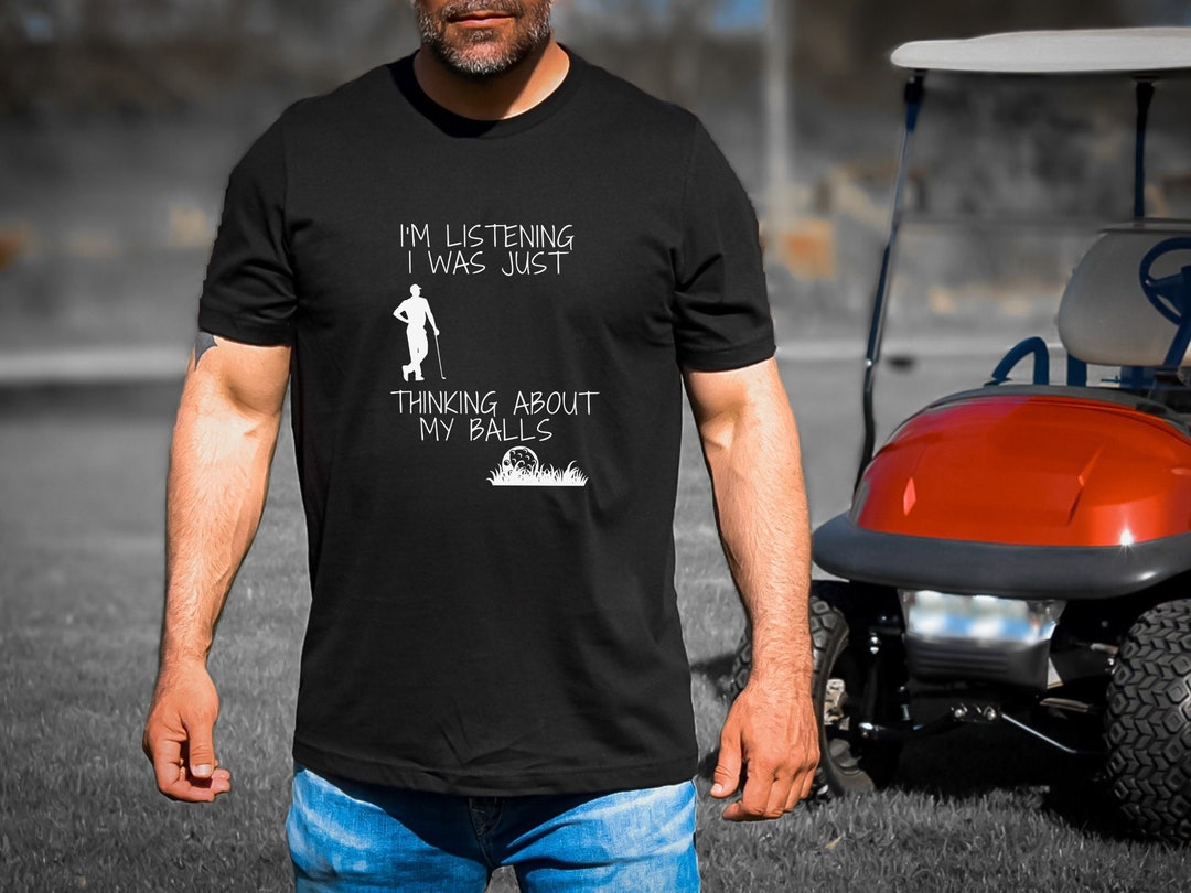 Funny Golfer T-shirt: Inappropriate Golf Balls Humor, Dad Gift - Etsy