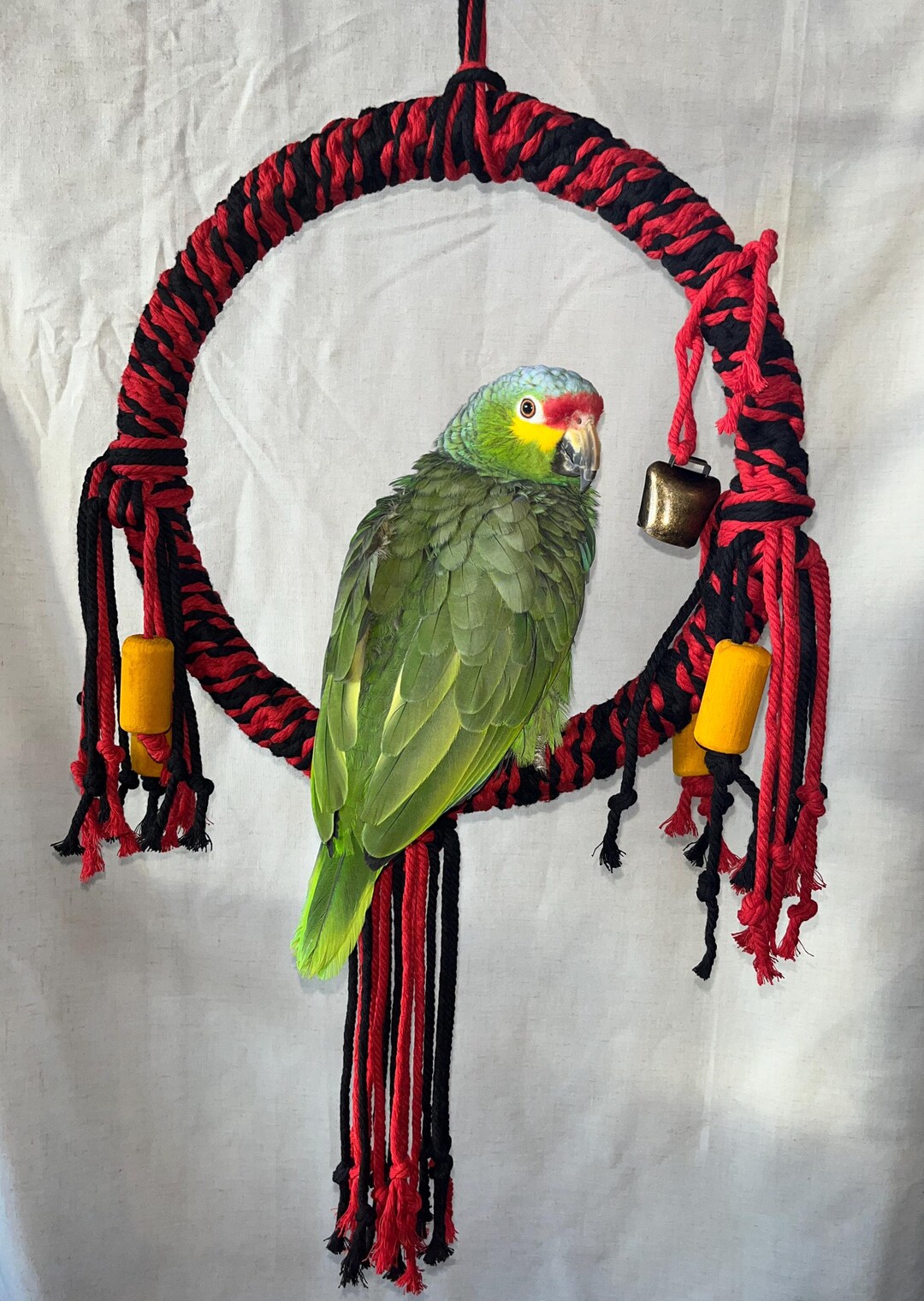 Handmade Parrot Perch Ring - Etsy