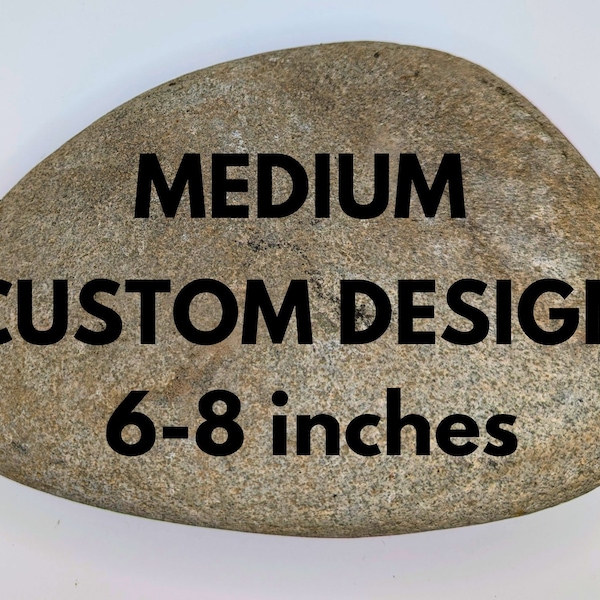 Engraved Stone - Etsy