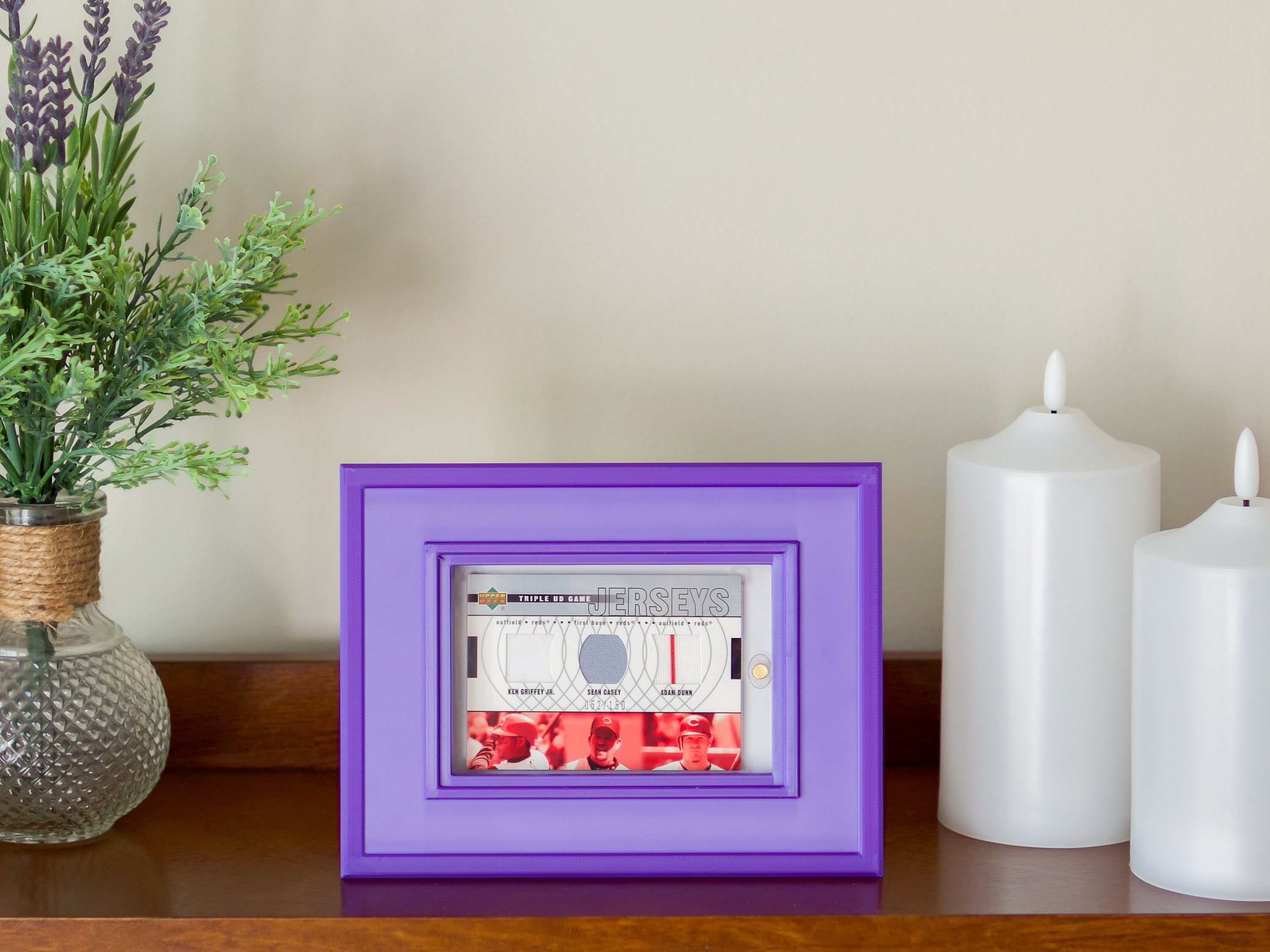 One Touch Card Frame One Touch Display Magnetic Card Frame - Etsy