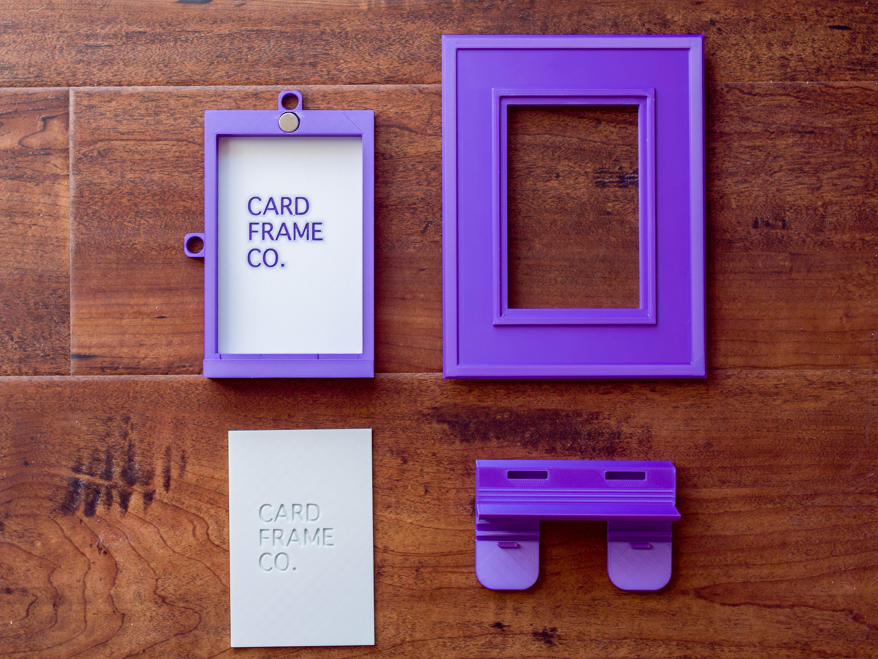One Touch Card Frame One Touch Display Magnetic Card Frame - Etsy