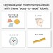 Math Manipulative Labels, Math Center Labels, Math Manipulative Bin ...