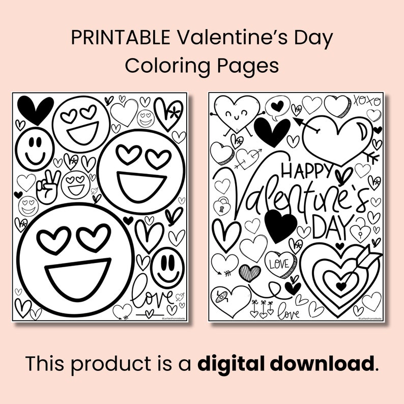 Valentine Coloring Pages, Love Coloring Sheets, Heart Coloring Pages ...