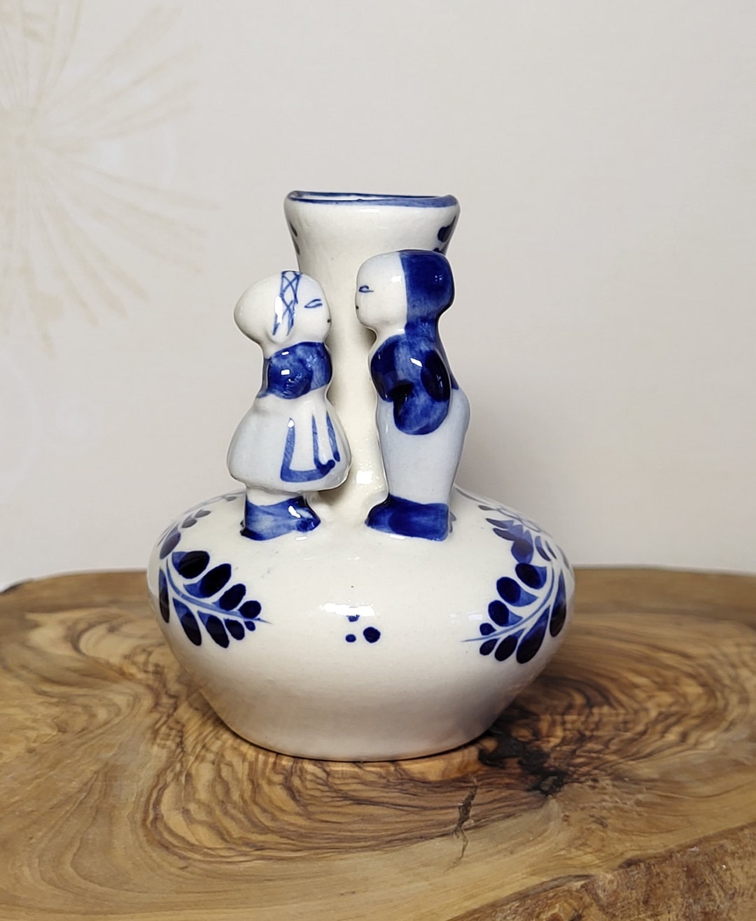 Vintage Rare Blue Delft Deco Hand Painted Holland Miniature Vase - Etsy