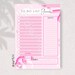 Pink Weekly Desk Planner Printable Organizer Pink Monthly Calendar ...