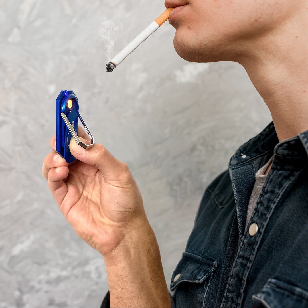 2PK Electric Lighters Unique USB Rechargeable Cigarette Phone Lighter ...