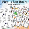 Printable First-then Board | Visual Schedule | Special Needs | Little ...