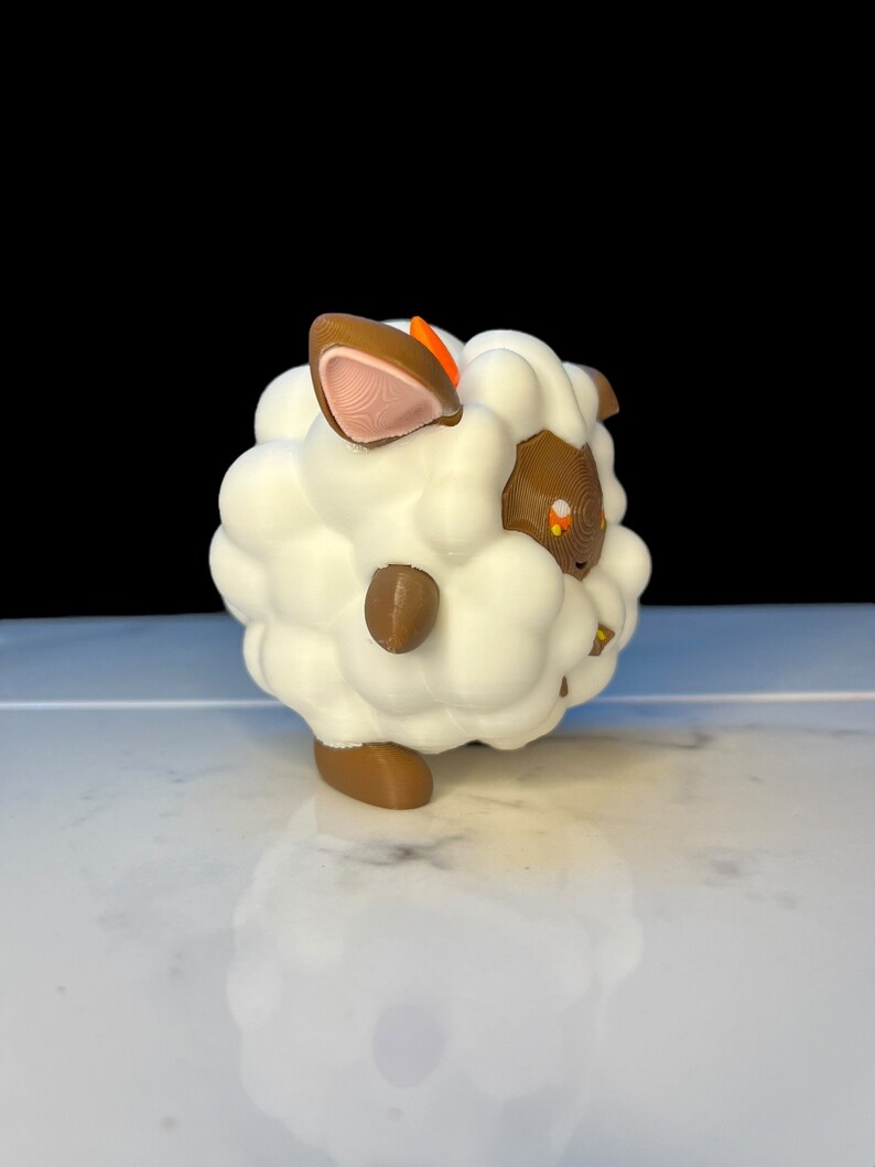 Palworld Pals Lamball Statue Desk Toy - Etsy