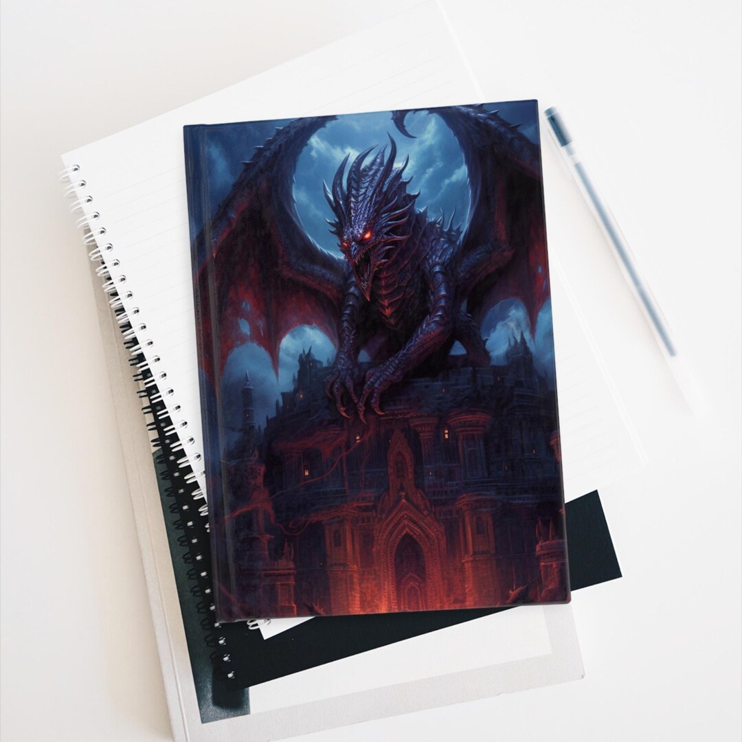 Fantasy Dragon Journal, Mythical Creature Notebook, Ruled Lined ...