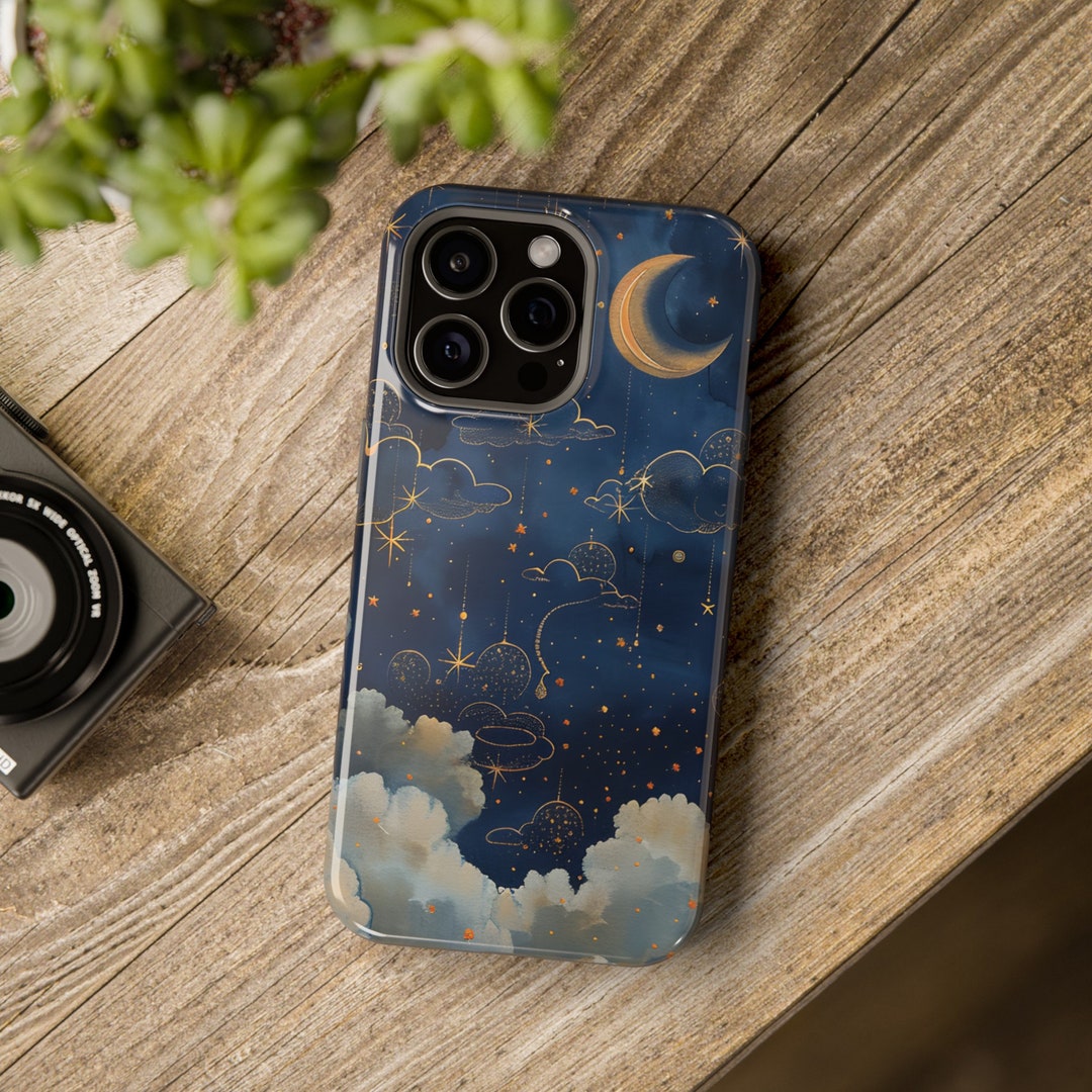Celestial Magsafe Tough Case for Iphone, Moon Phone Case, Night Sky ...