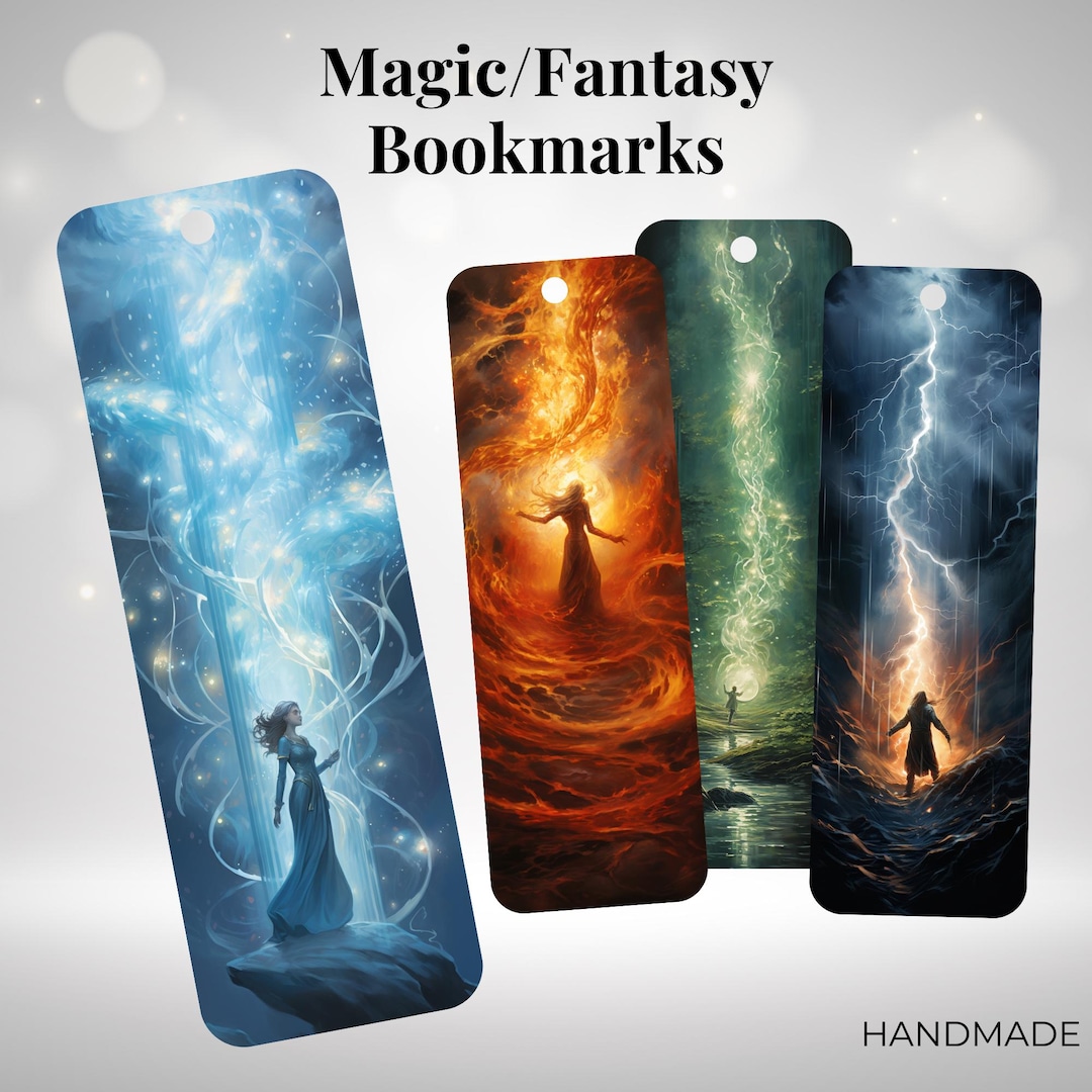 Magic Fantasy Scenic Bookmark With Tassel, Magical Fantasy Reader ...