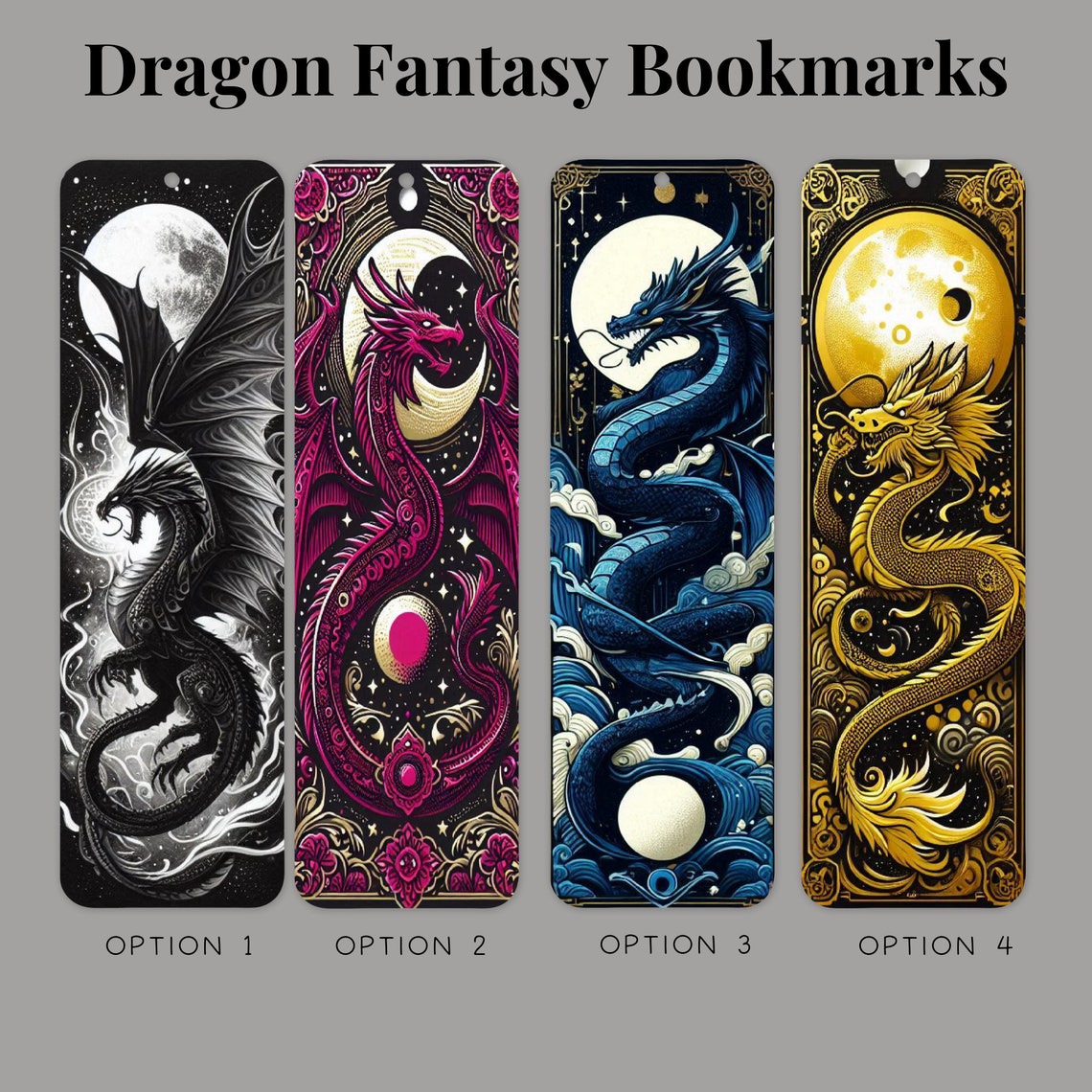 Dragon Metal Bookmark With Tassels, Fantasy Reader Bookmark, Handmade ...