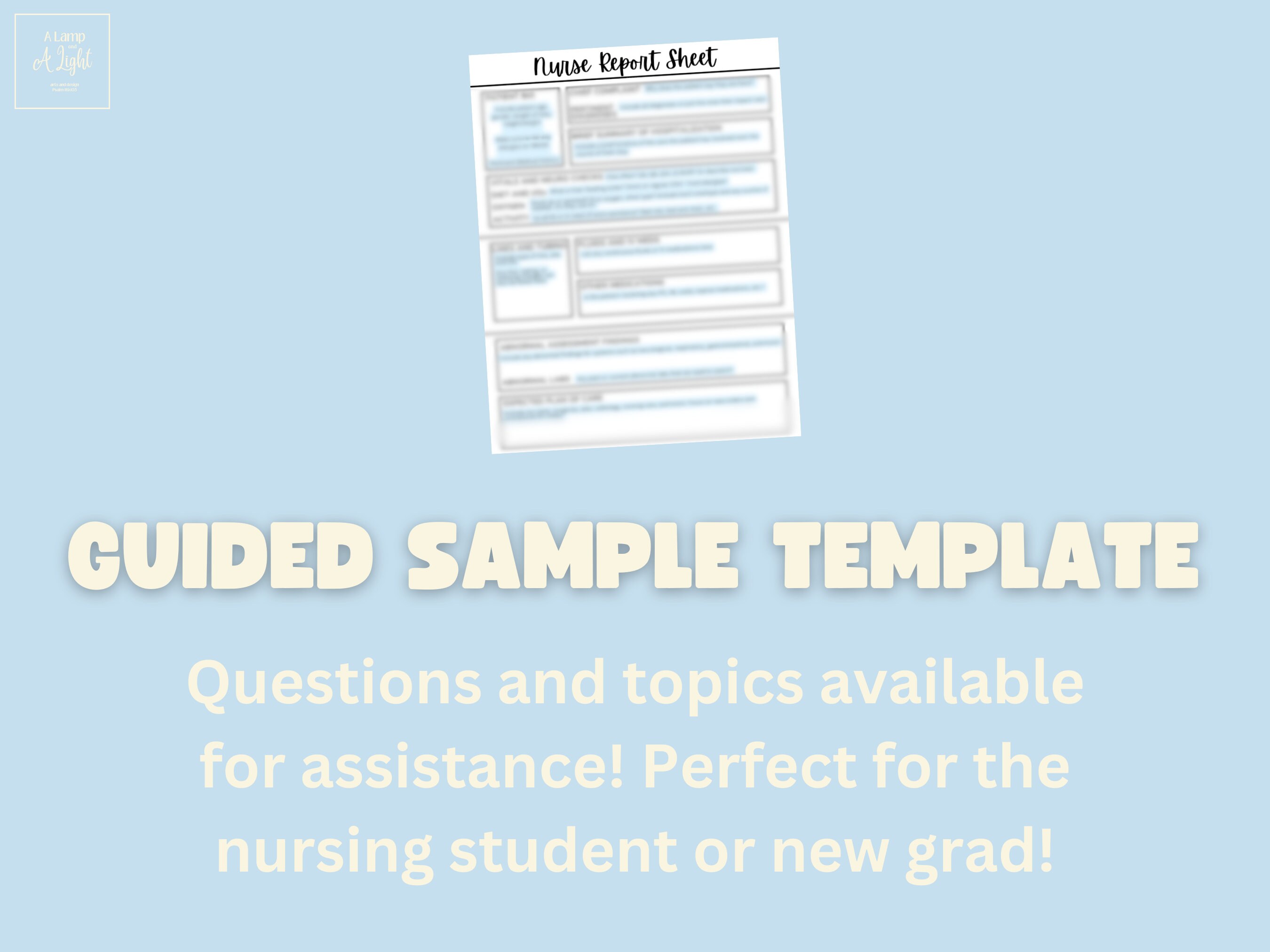 The Ultimate Nursing Report Sheet | Template | Clinical Nursing Student ...
