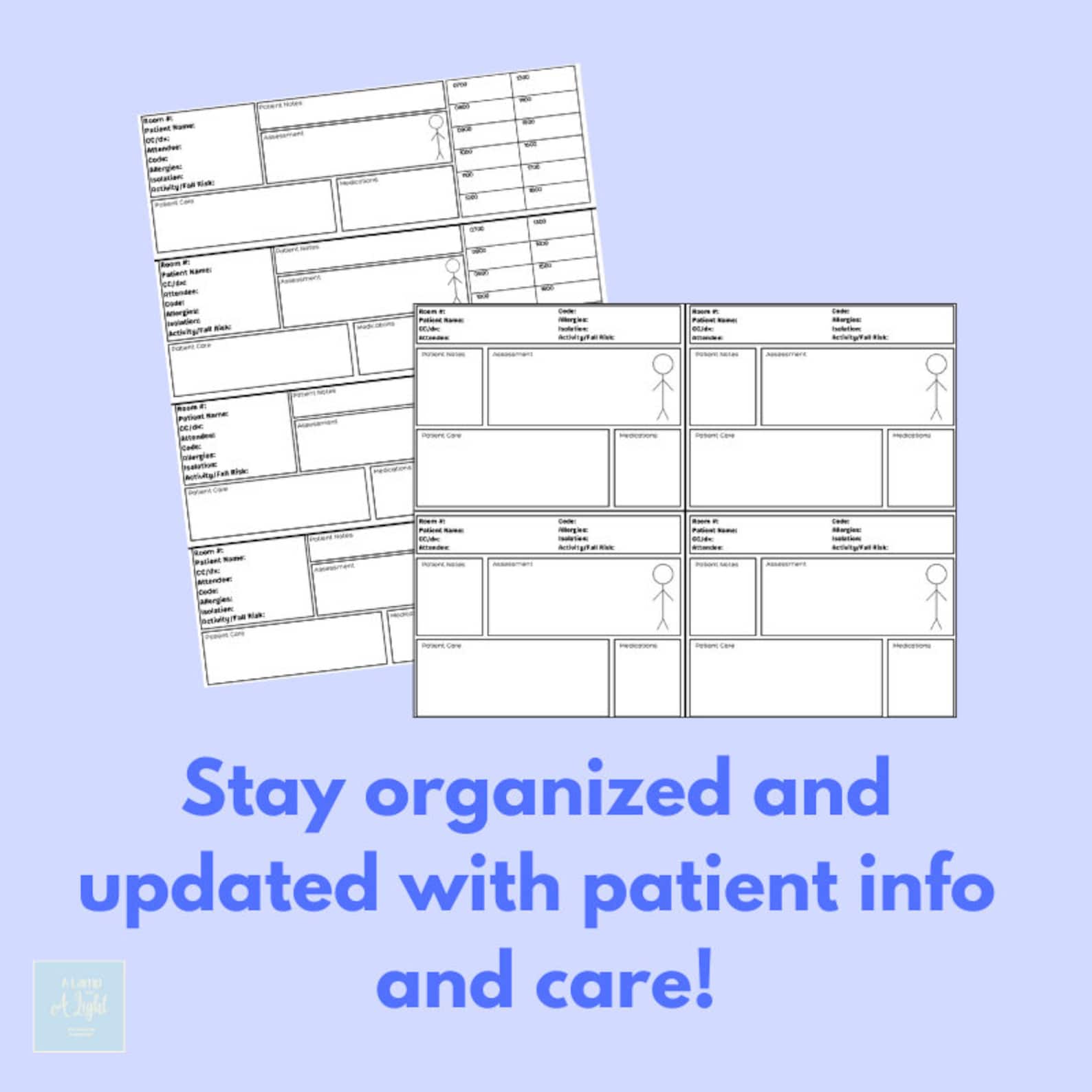The Ultimate Nurse Bundle | Report, Shift Time Management, Patient Care ...