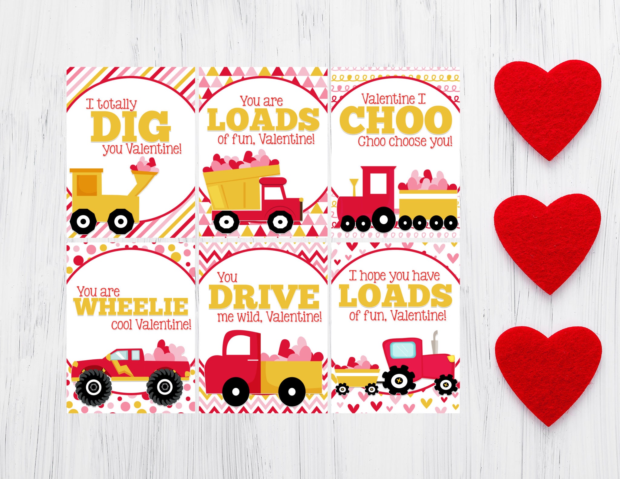 Valentine's Classroom Gift Tags Kid's Valentine's Day Tag Valentine's ...