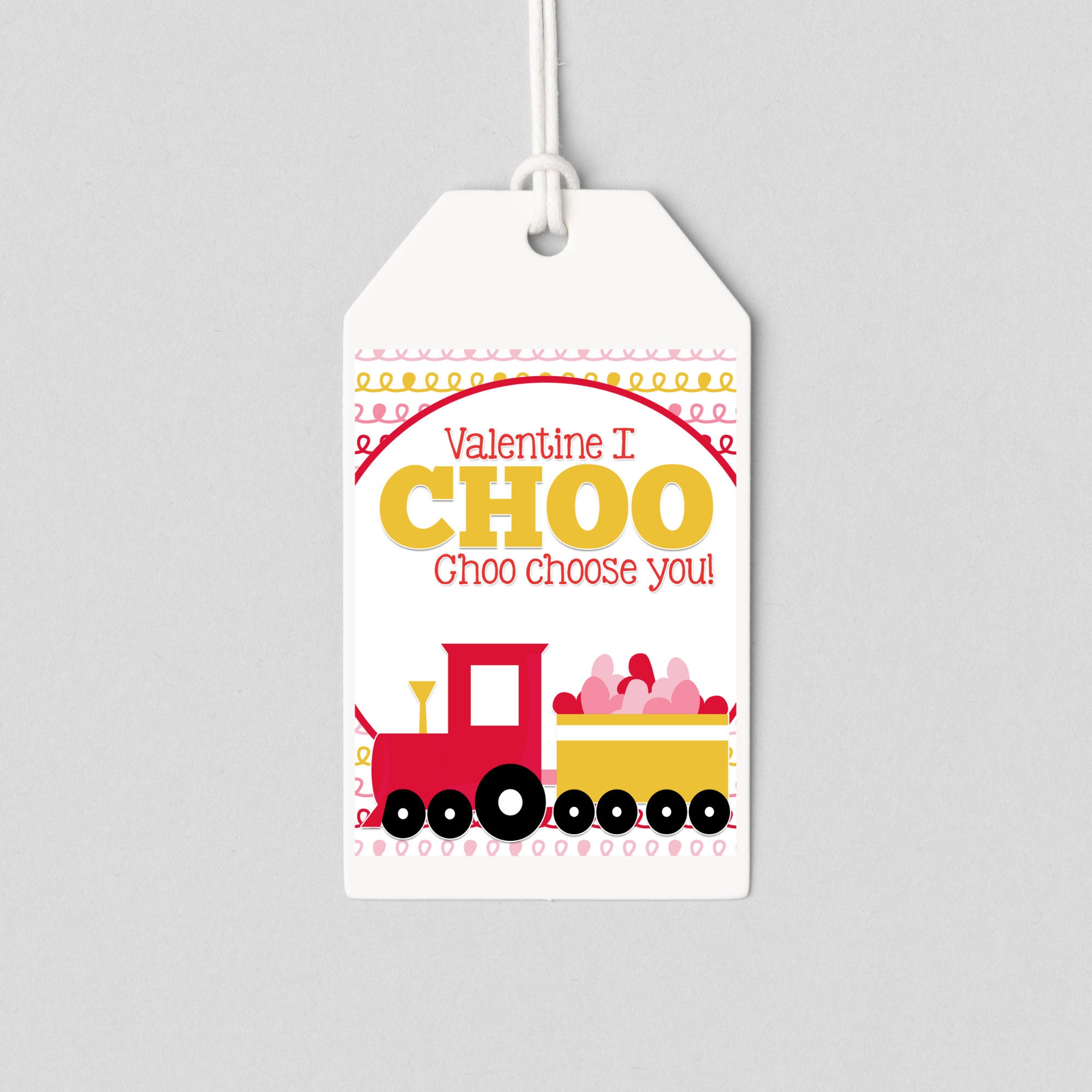 Valentine's Classroom Gift Tags Kid's Valentine's Day Tag Valentine's ...