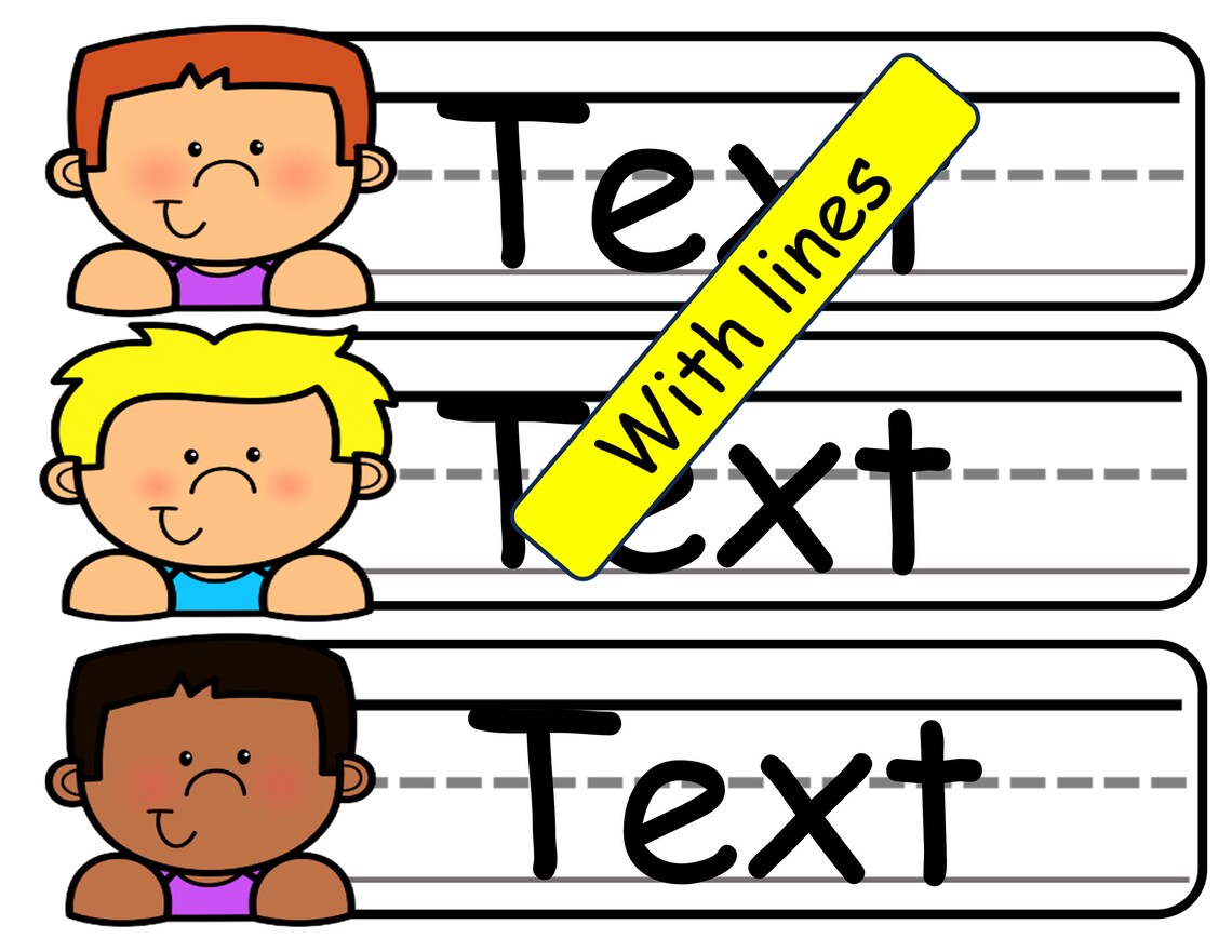 Editable Boy and Girl Name Tag| Student Name Plate| Colorful| Desk Name ...