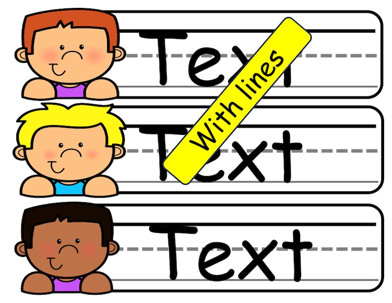 Editable Boy and Girl Name Tag| Student Name Plate| Colorful| Desk Name ...