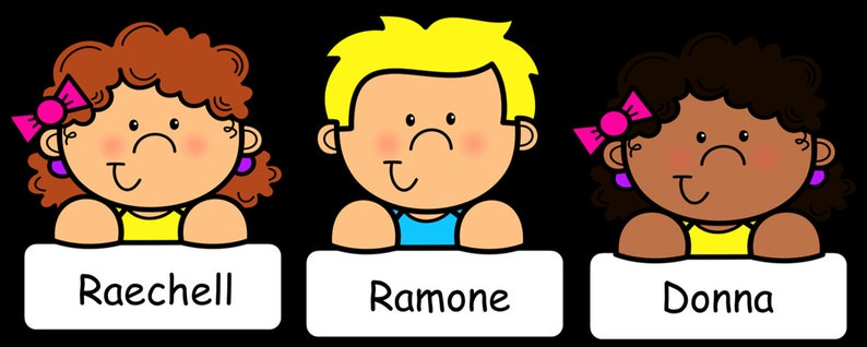 Editable Classroom Center Labels With Kids Name Tags and Closed Signs ...