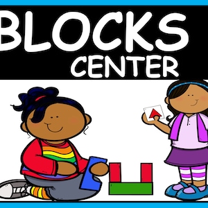 Classroom Center Signs | Digital Download| Center Labels | Center Tags ...