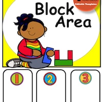 Editable Classroom Center Labels | With Kids Name Tags | and Closed ...