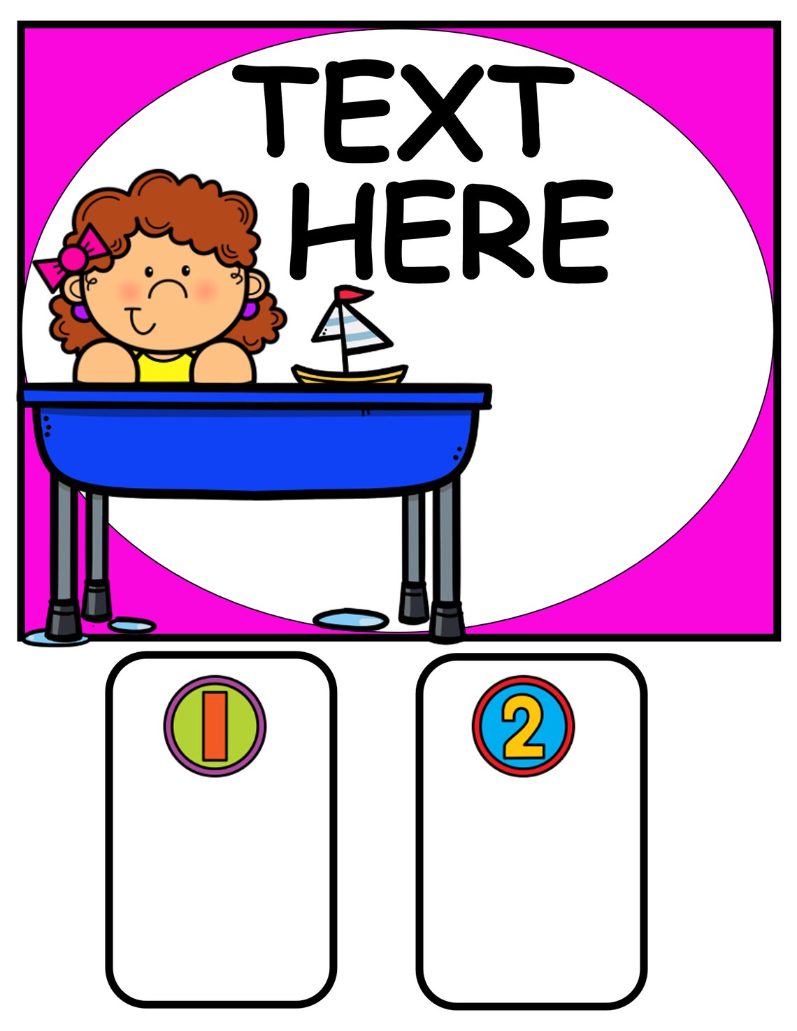 Editable Classroom Center Labels With Kids Name Tags and Closed Signs ...