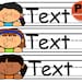 Editable Boy and Girl Name Tag| Student Name Plate| Colorful| Desk Name ...