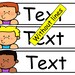 Editable Boy and Girl Name Tag| Student Name Plate| Colorful| Desk Name ...