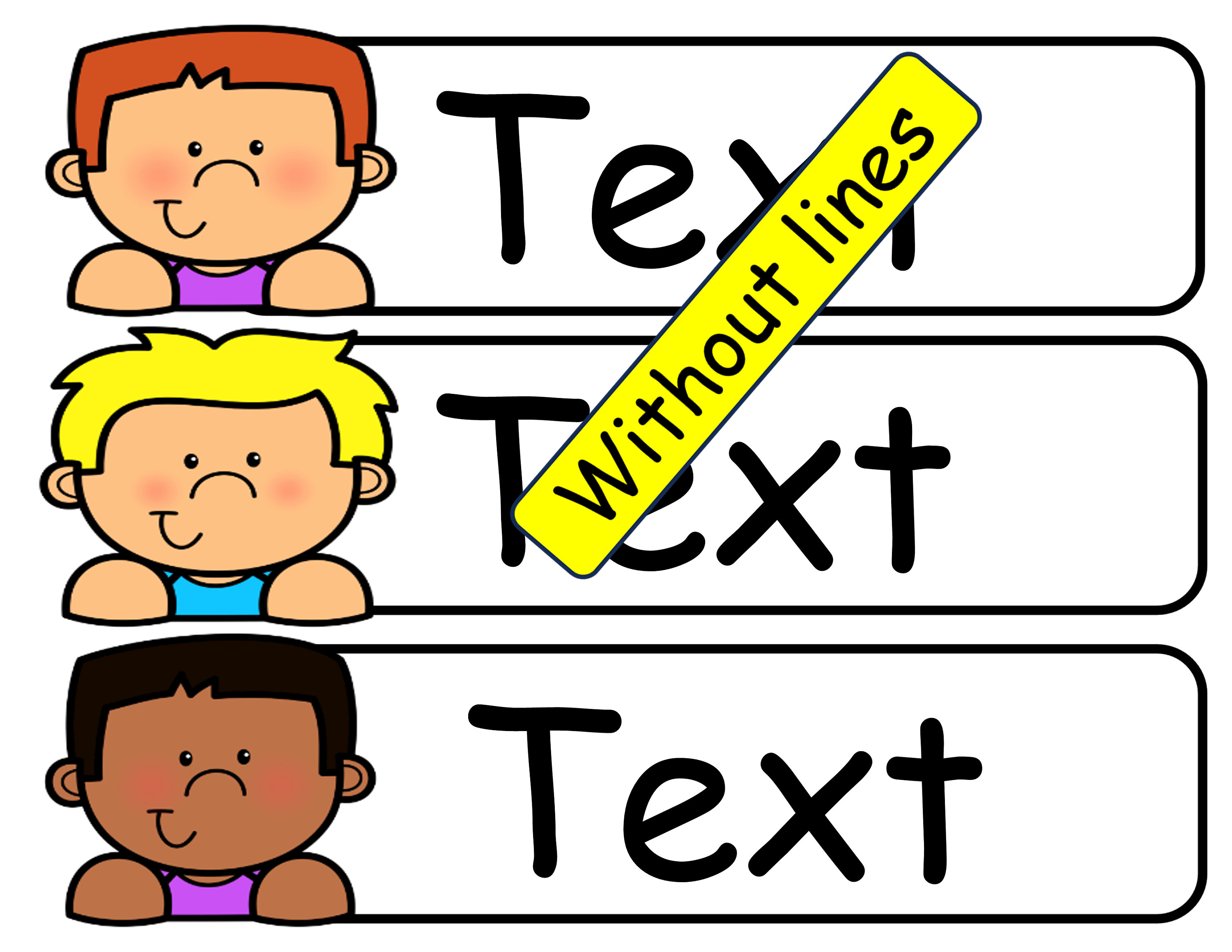 Editable Boy and Girl Name Tag| Student Name Plate| Colorful| Desk Name ...