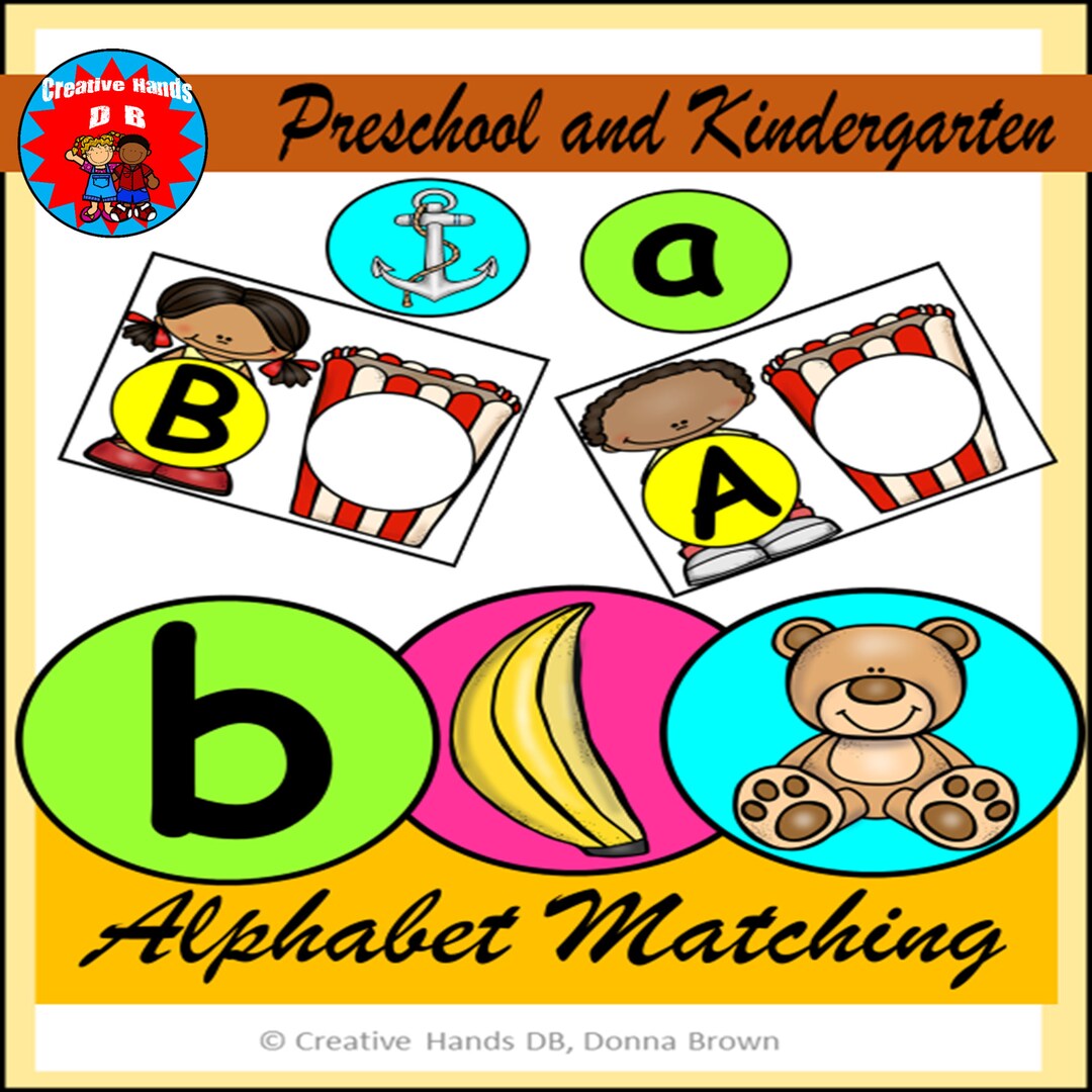 Alphabet Matching Activity Set| Uppercase and Lowercase Letter Sorting ...