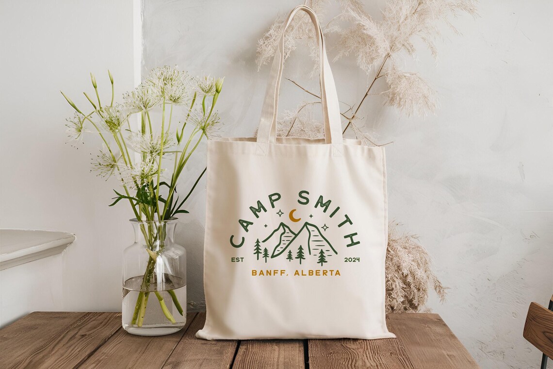 Custom Camp Logo | Outdoor Retro Camp Logo | Bridal Party Logos ...