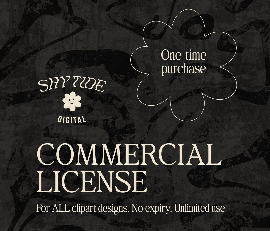Shytidedigital Clipart SVG Commercial License for ALL Clipart Designs ...