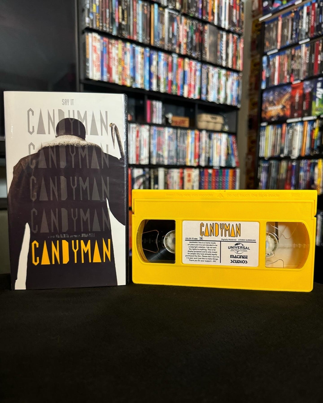 Candyman 2021 Custom Yellow VHS Tape and Case - Etsy