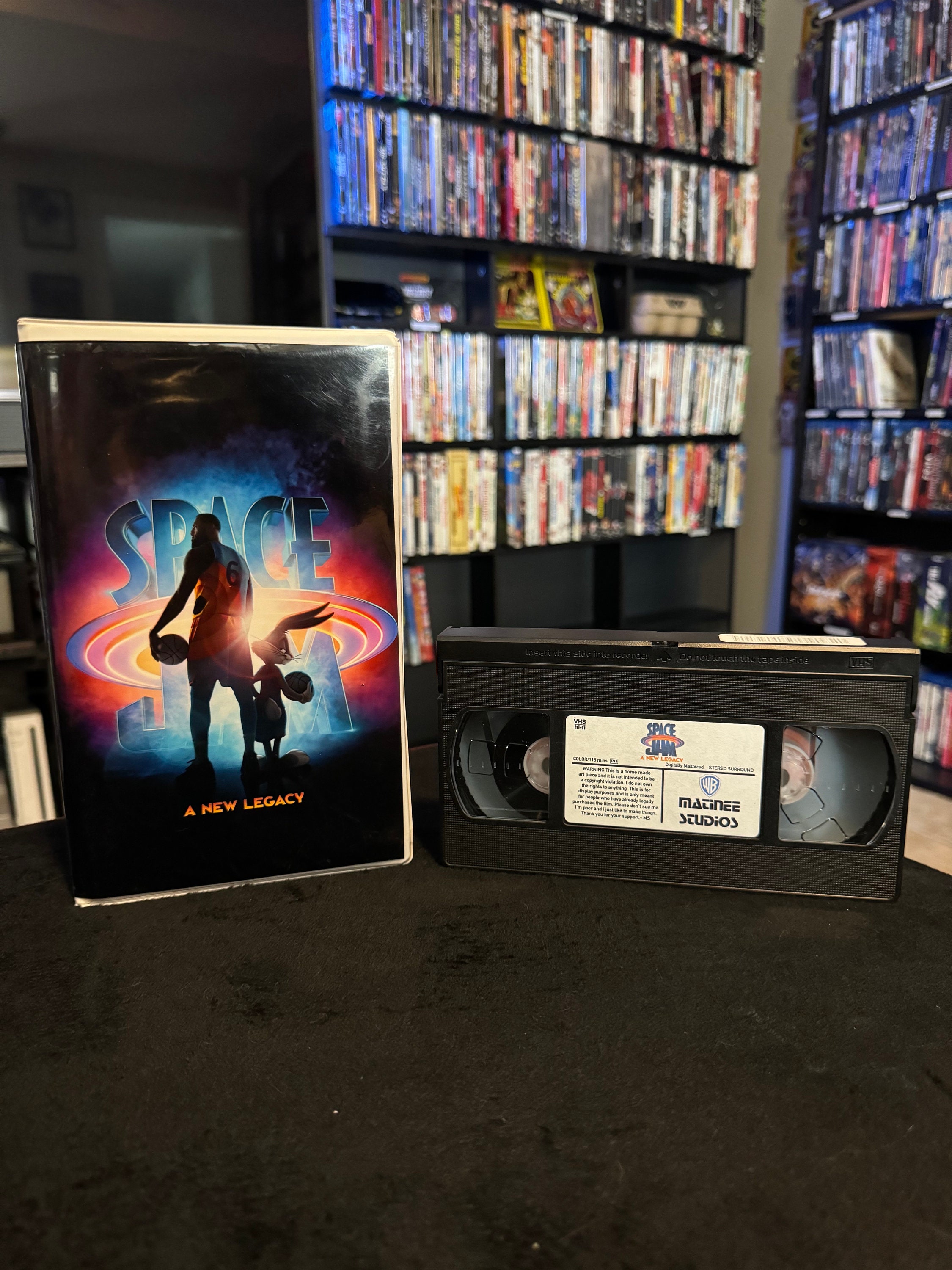Space Jam A New Legacy 2021 Custom VHS Tape and Case Art Piece - Etsy