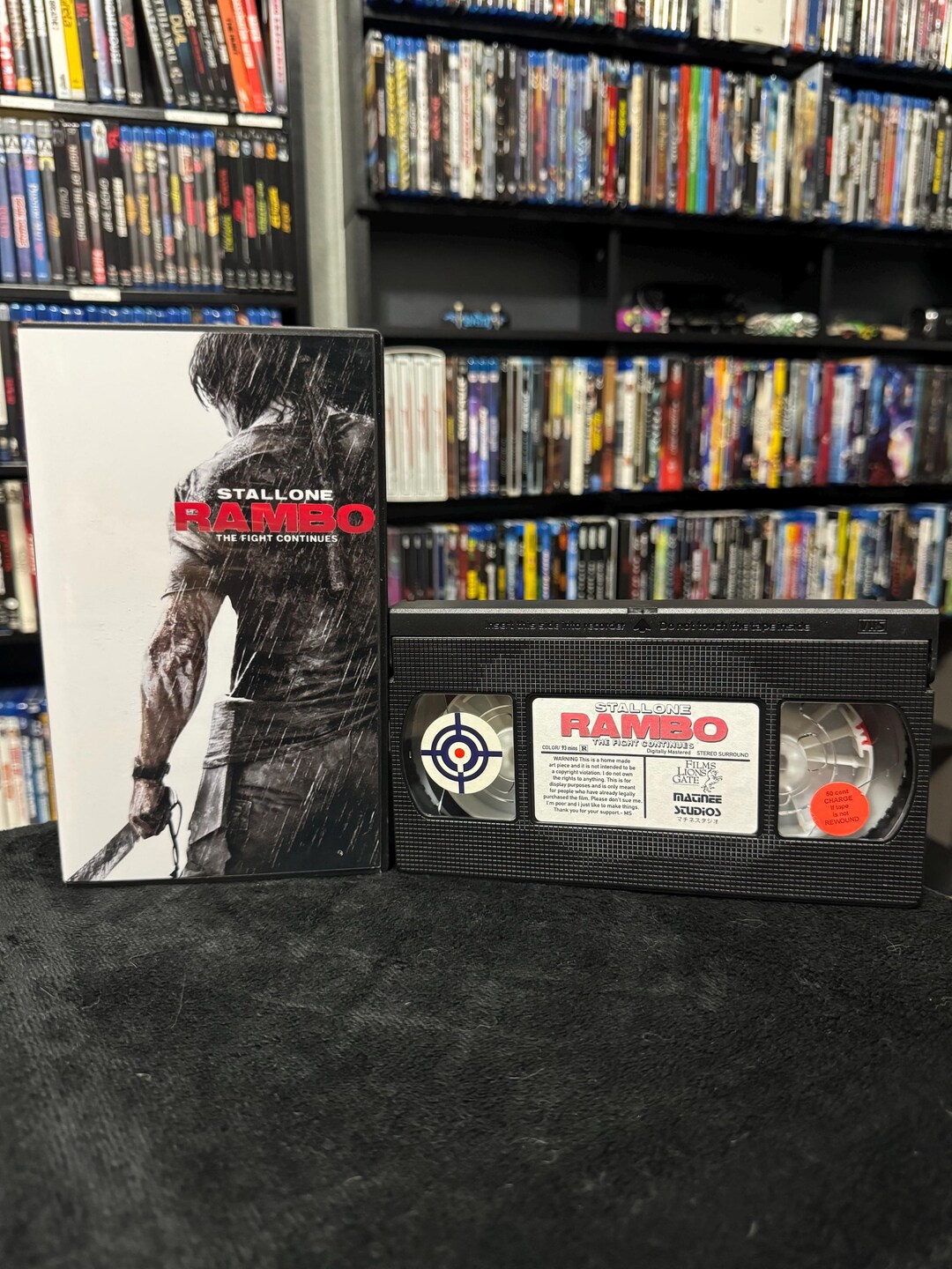 Rambo 2008 Custom VHS Tape and Case Art Piece - Etsy