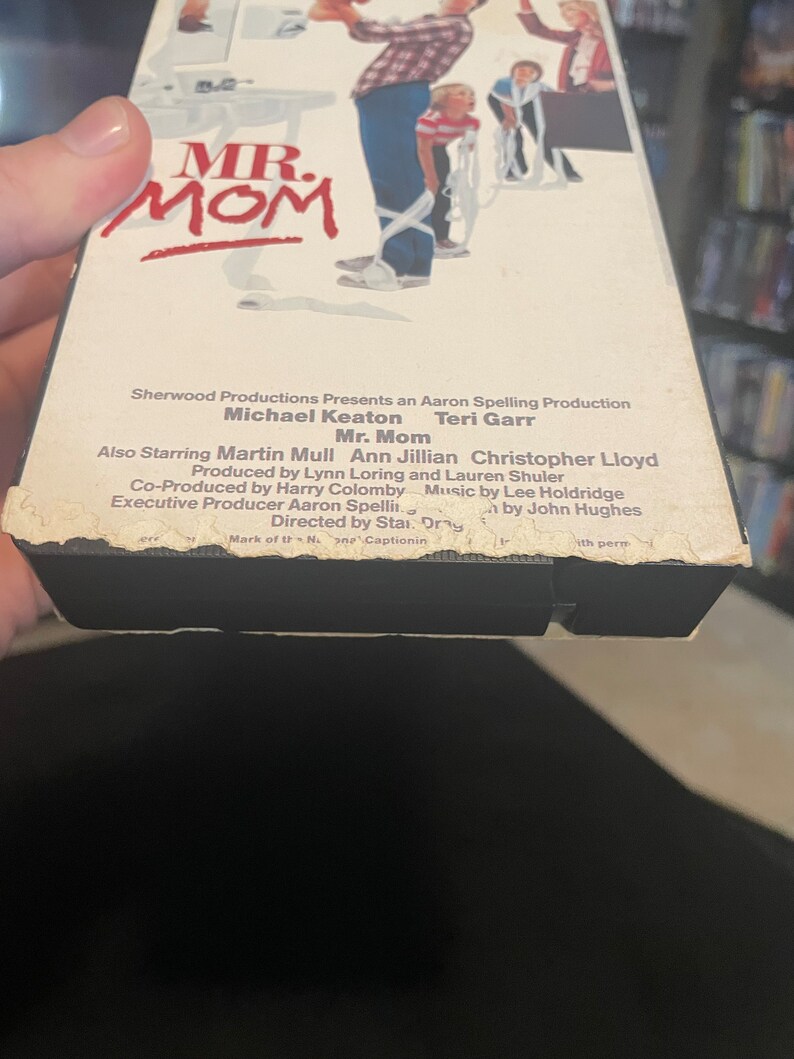 Mr Mom 1983 VHS no Barcode RARE First Release Vestron - Etsy
