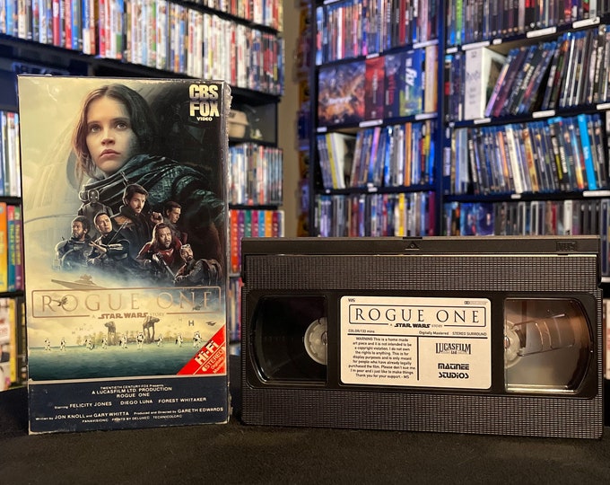 Star War: Rogue One (2016) Custom VHS Tape and Sleeve Art Piece - Etsy