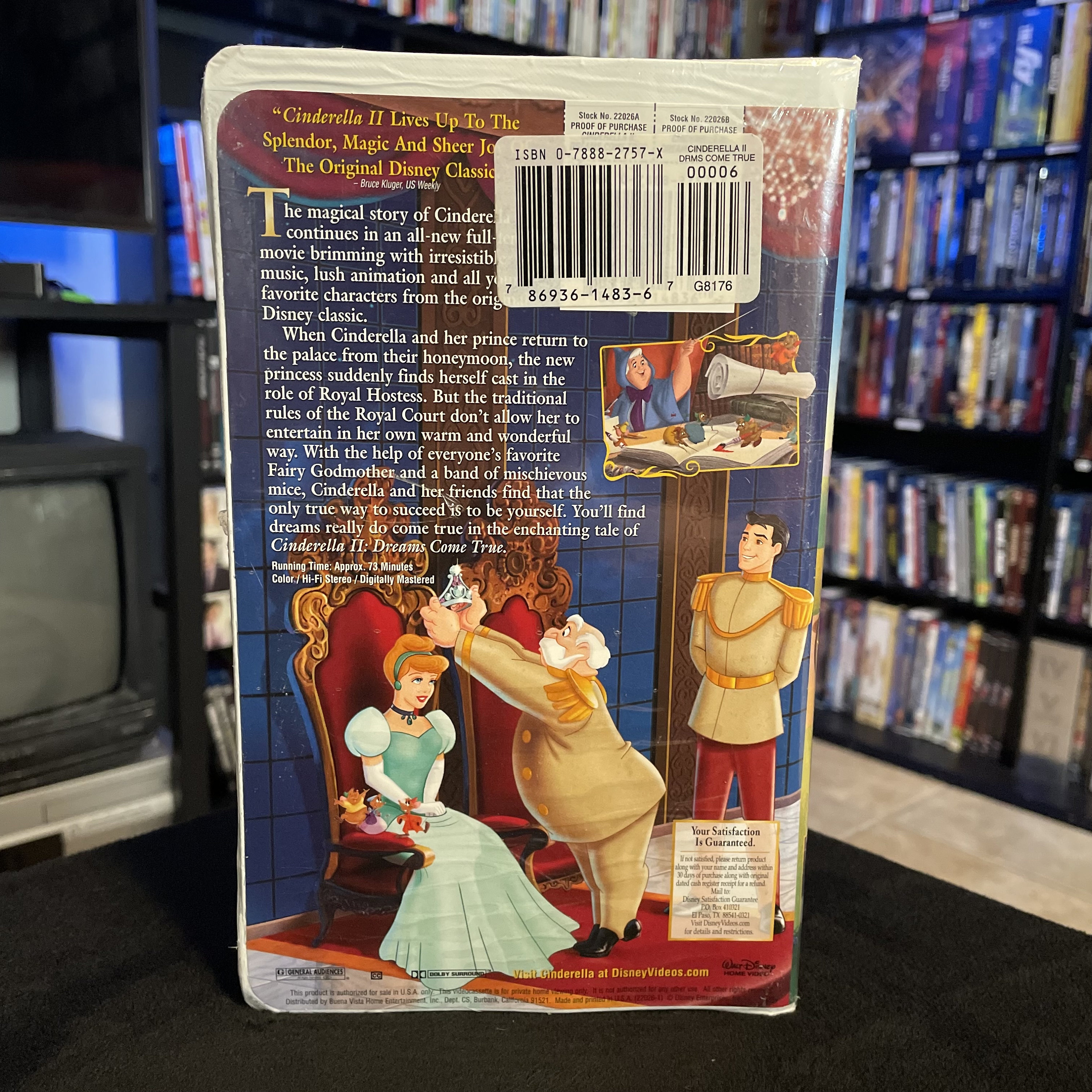 Cinderella II 2: Dreams Come True (2002) VHS New! SEALED! - Etsy