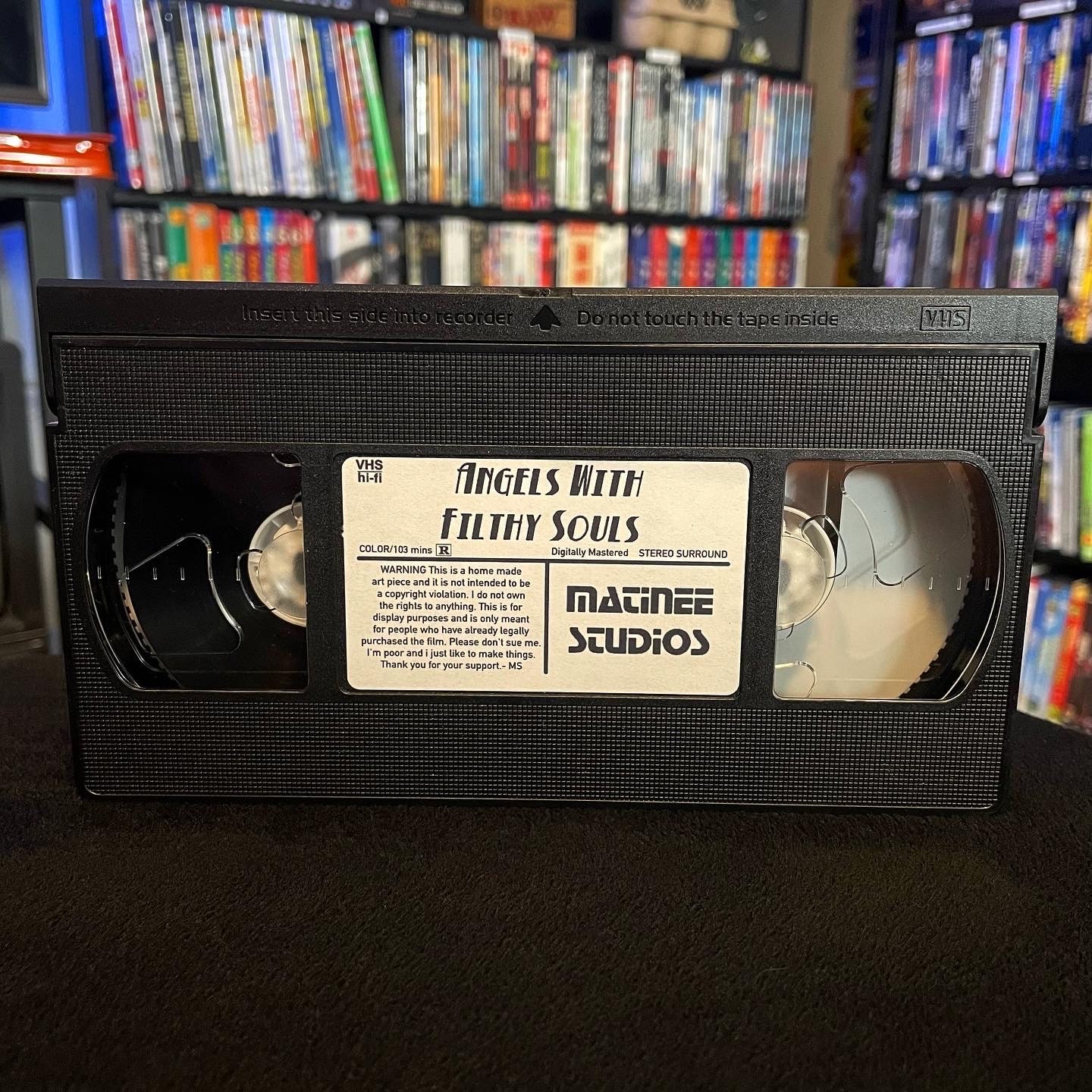 Angels With Filthy Souls home Alone Custom VHS Tape & Clamshell Case - Etsy