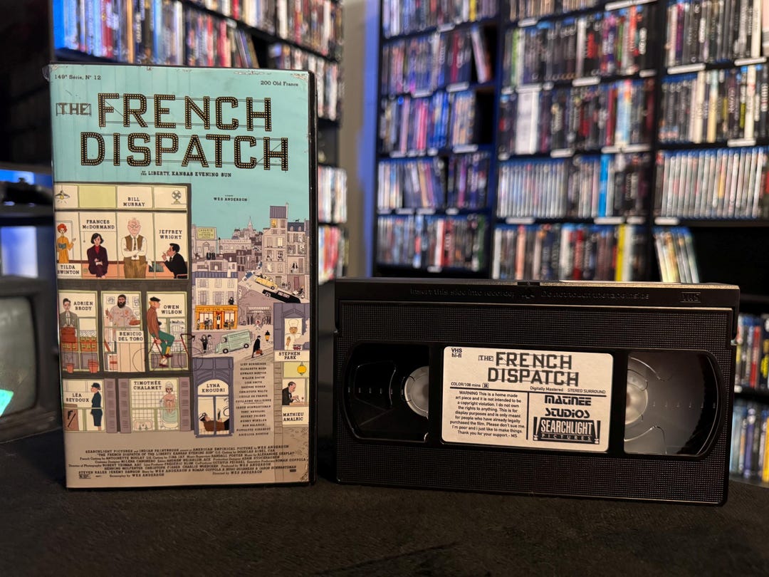 The French Dispatch 2021 Custom VHS Tape and Case Art Piece - Etsy