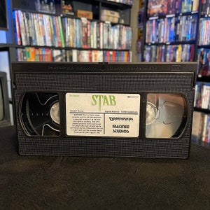 Stab Custom VHS Tape and Sleeve Art Piece - Etsy