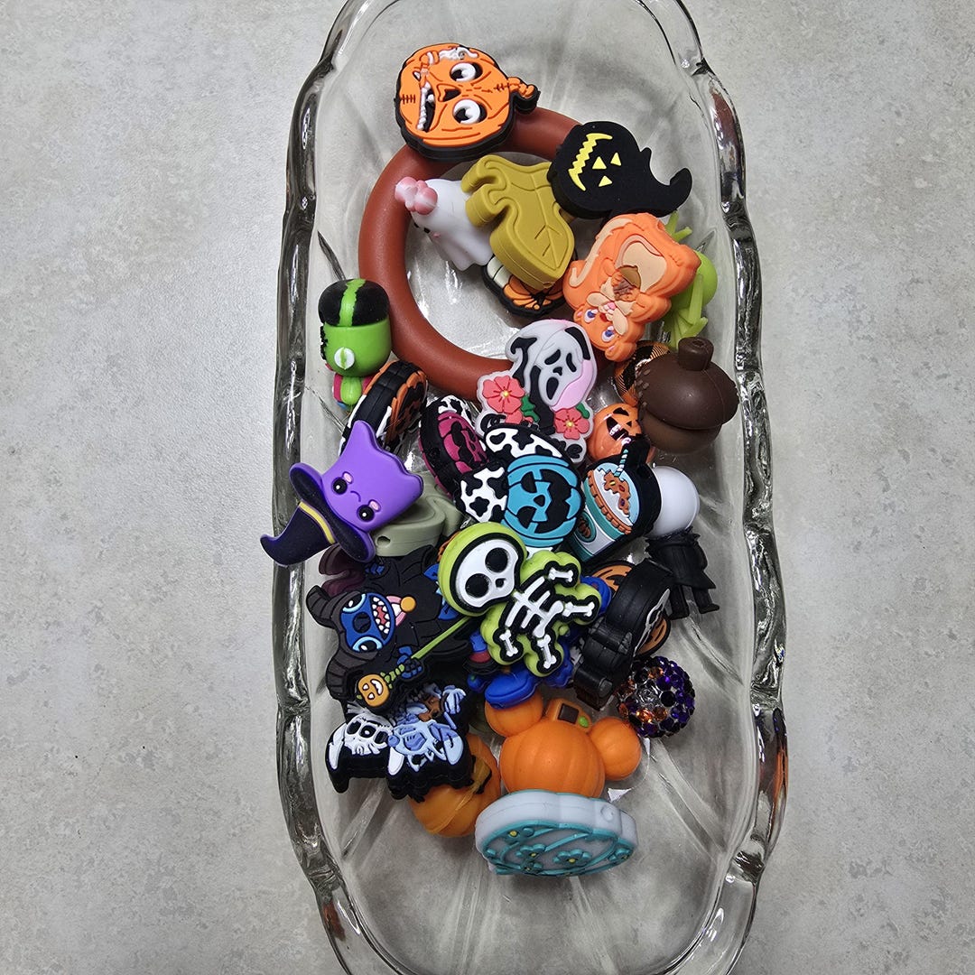 Spooky Halloween Bundle of Focals, Beads and a Silicone Ring ...