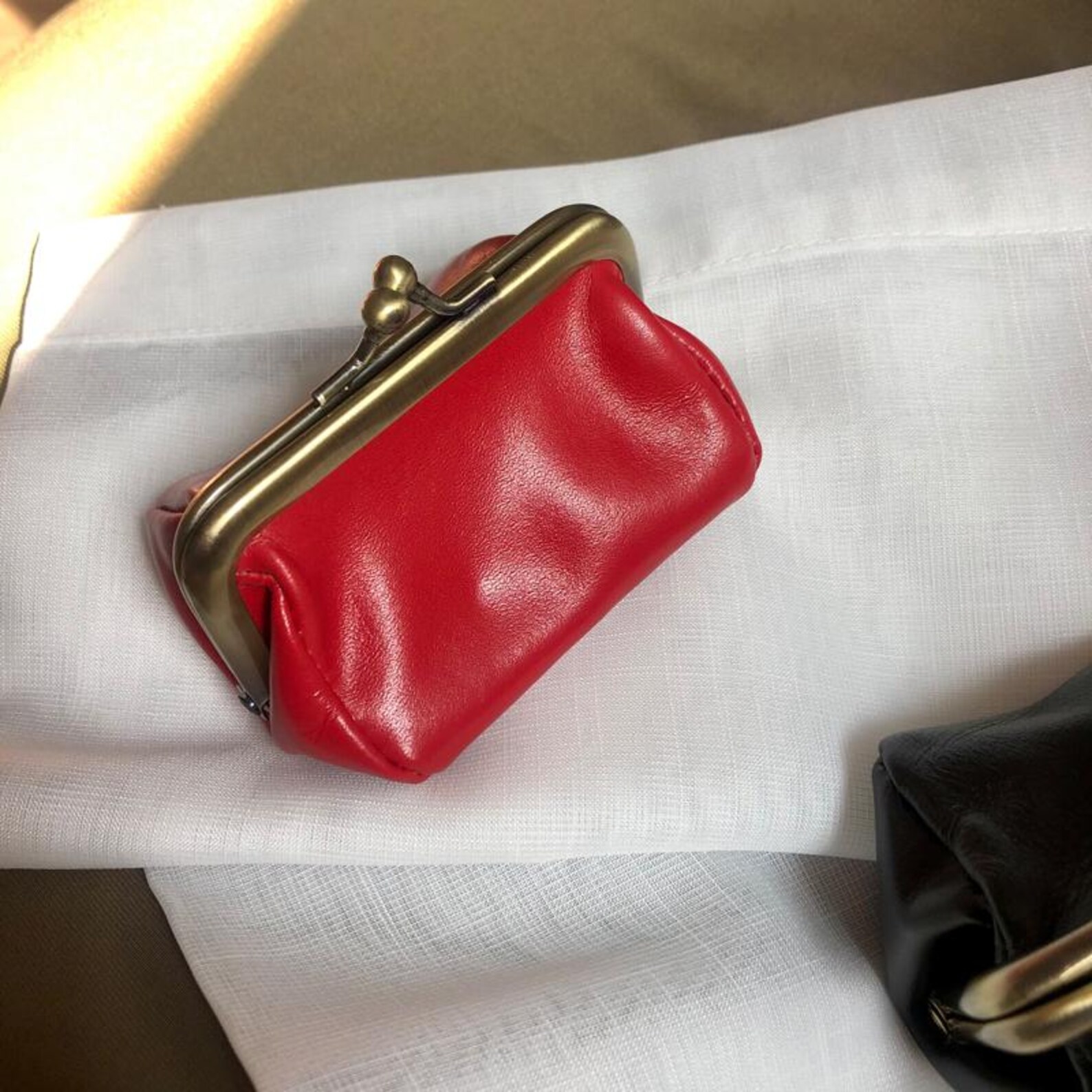 Vintage Mini Leather Coin Purse, Customized Multifunctional Key Bag ...