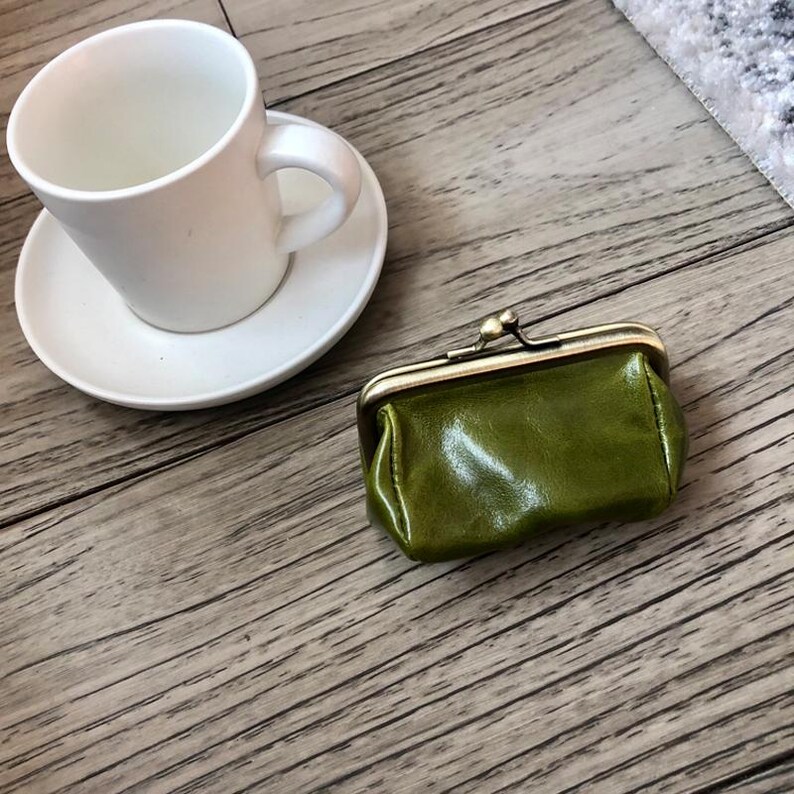 Vintage Mini Leather Coin Purse, Customized Multifunctional Key Bag ...