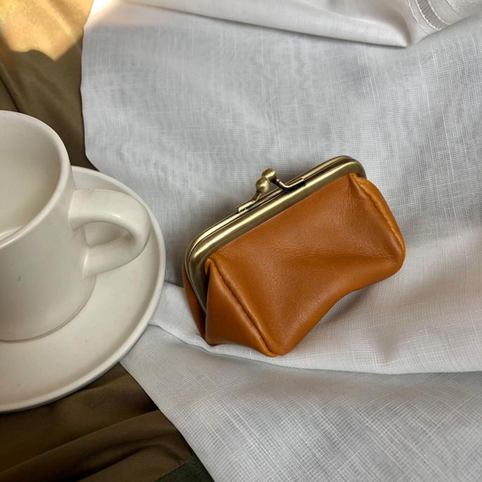 Vintage Mini Leather Coin Purse, Customized Multifunctional Key Bag ...