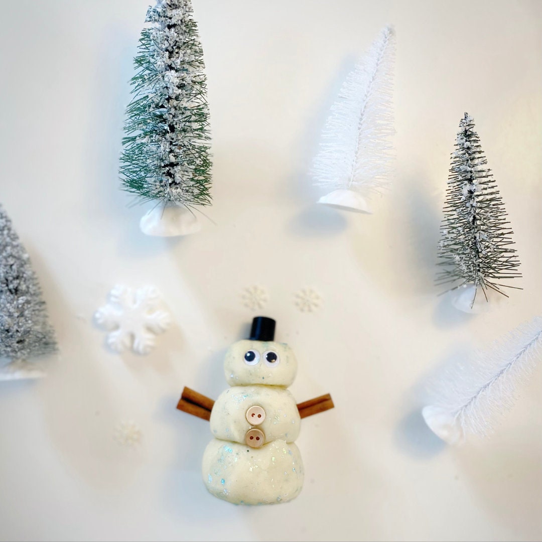 Snowman Playdough Sensory Kit Stocking Stuffer Gifts for - Etsy